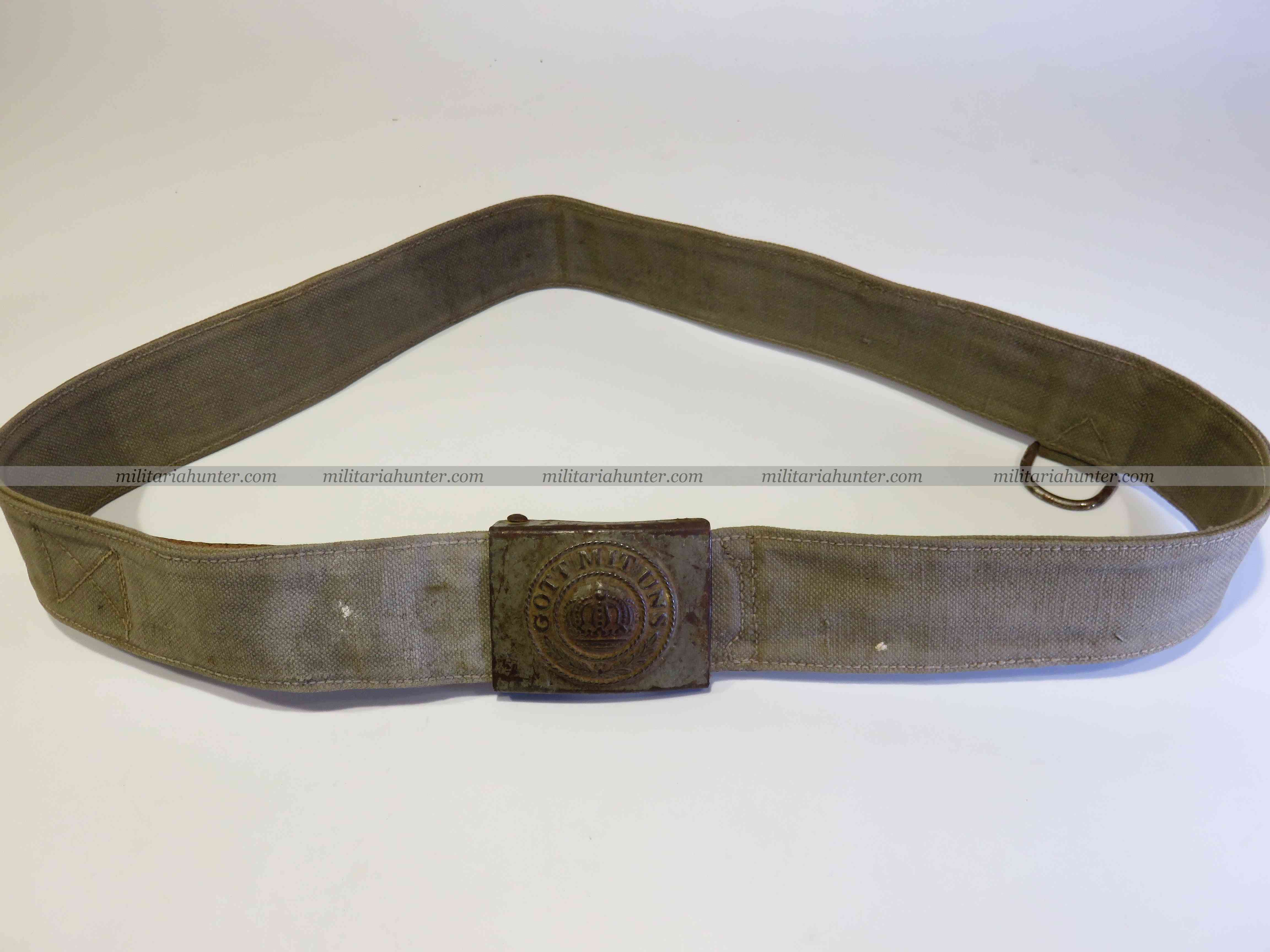 Militaria Hunter Achat Vente Estimation Militaria ww1 ww2 WW1 ceinturon ...