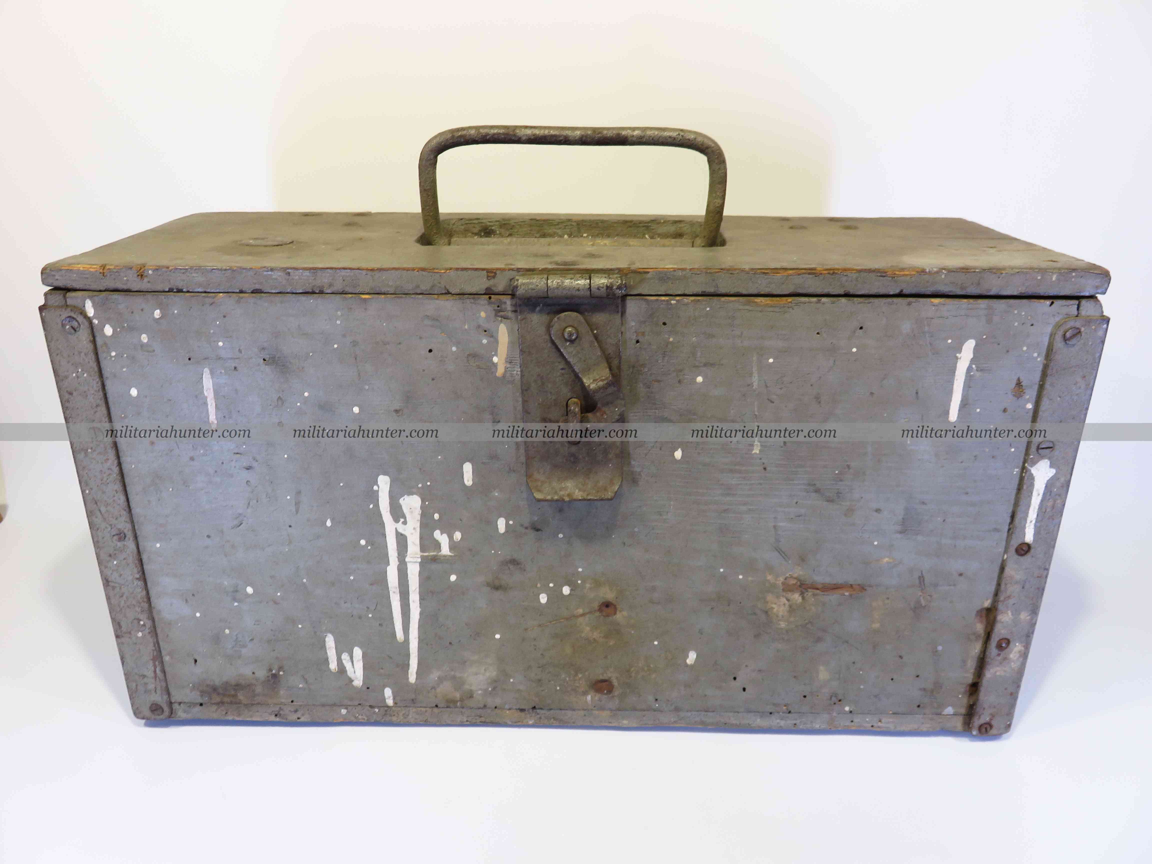Militaria Hunter Achat Vente Estimation Militaria ww1 ww2 Caisse pour 2 ...