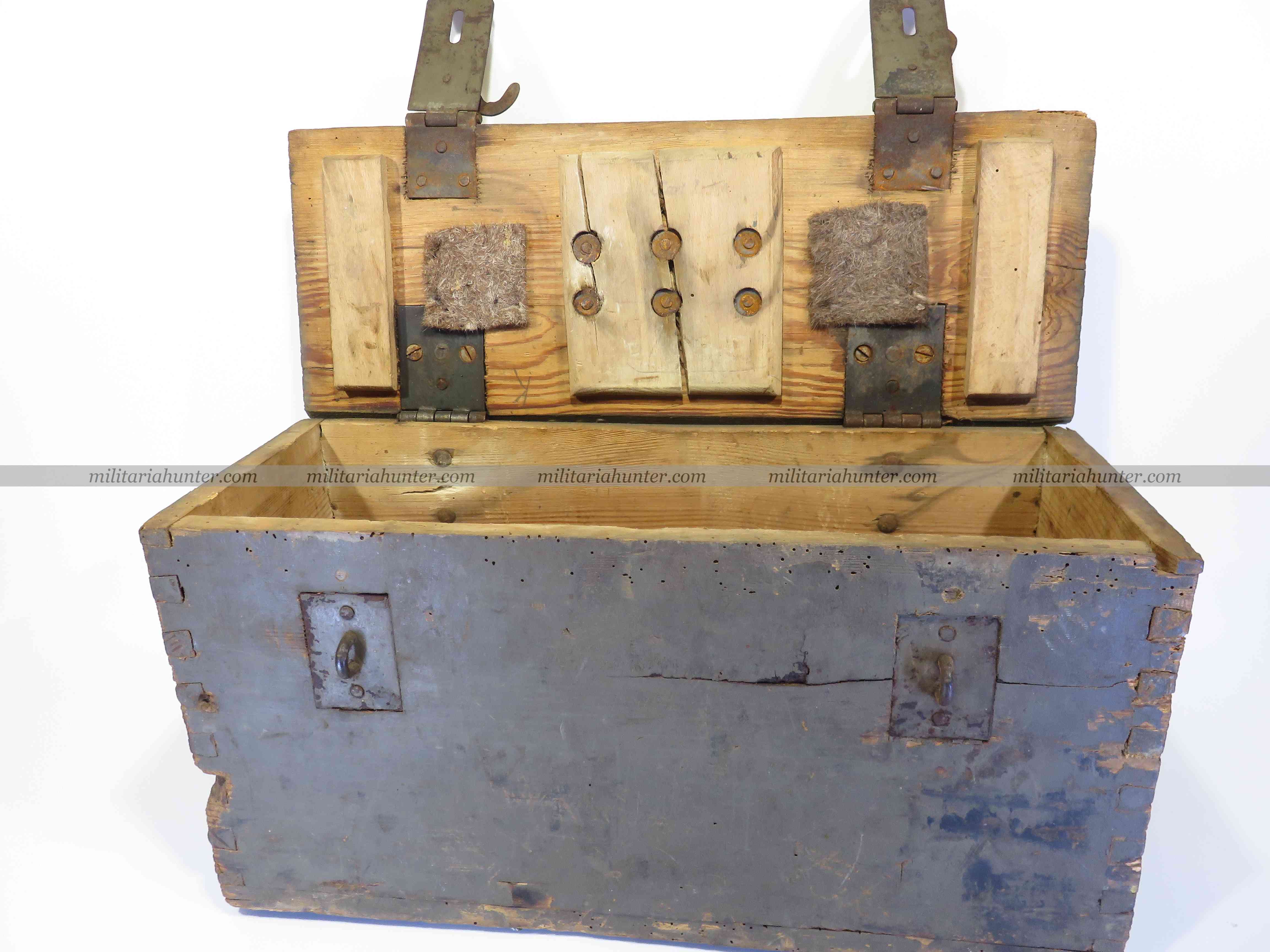 Militaria Hunter Achat Vente Estimation Militaria ww1 ww2 Caisse pour 2 ...